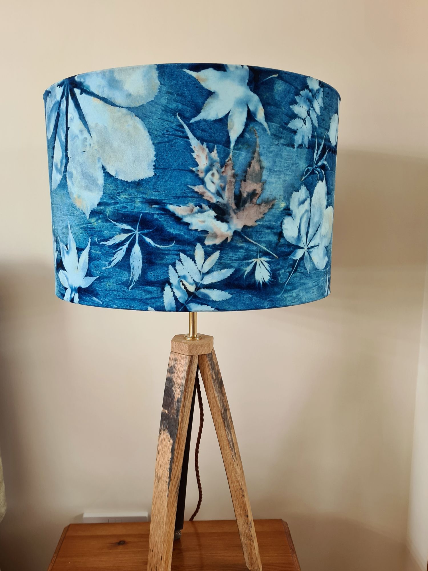 Cyanotypes on Fabric – Mirrored Images